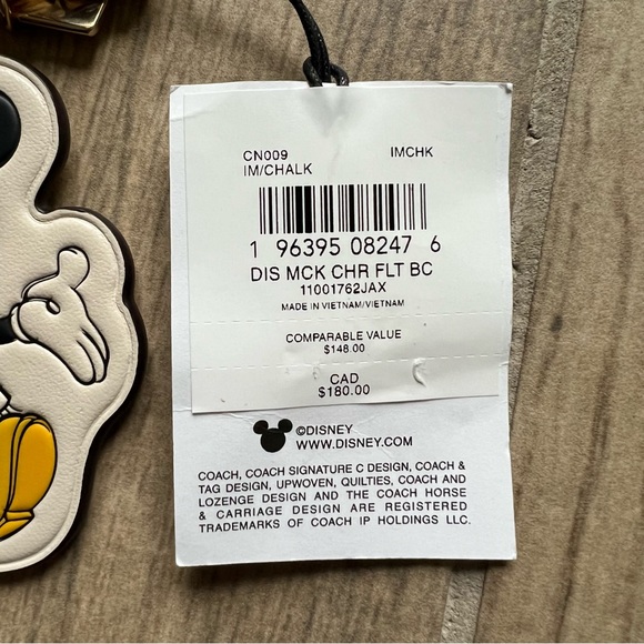 Coach | Other | Disney X Coach Mickey Mouse Bag Charm | Poshmark